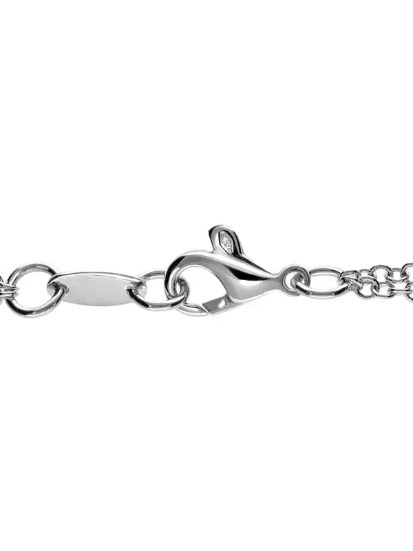LEO PIZZO 18kt White Gold Diamond Amore Necklace