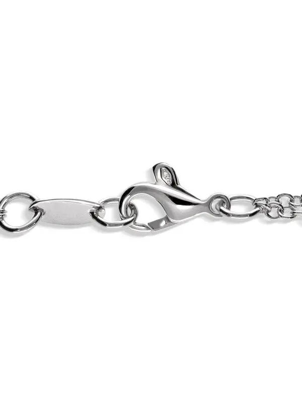 LEO PIZZO 18kt White Gold Diamond Amore Necklace