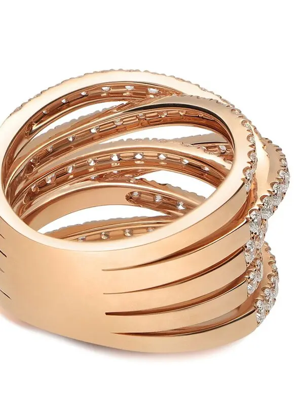LEO PIZZO 18kt Rose Gold Diamond Ring