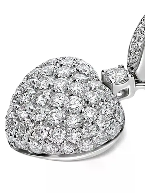 LEO PIZZO 18k White Gold Amore Diamond Earrings