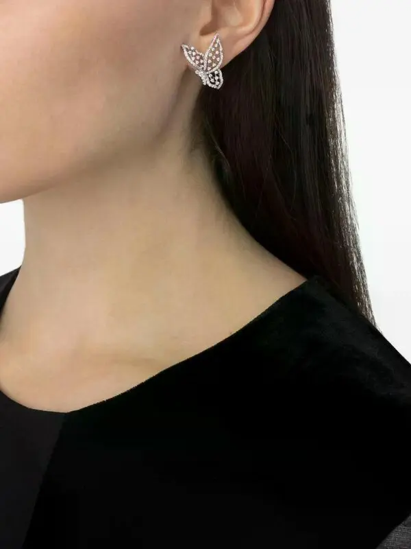 LEO PIZZO 18k White Gold Diamond Earrings