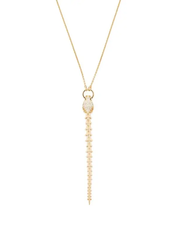 SHAUN LEANE Serpent's Trace Diamond Necklace - Gold