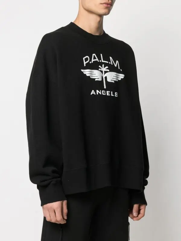 Palm Angels Logo-print Sweatshirt