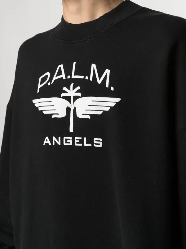 Palm Angels Logo-print Sweatshirt