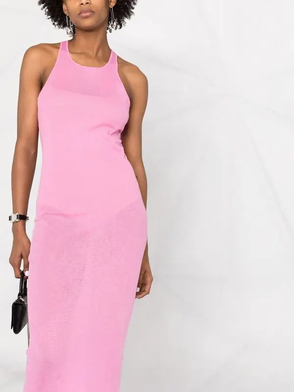 Rick Owens Lightweight Cotton Tank-Top Dress In Pink - 21% Off |  Editorialist