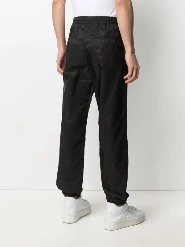 Helmut Lang Logo-print Tapered Trousers