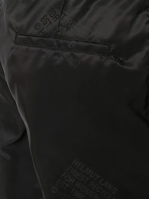 Helmut Lang Logo-print Tapered Trousers
