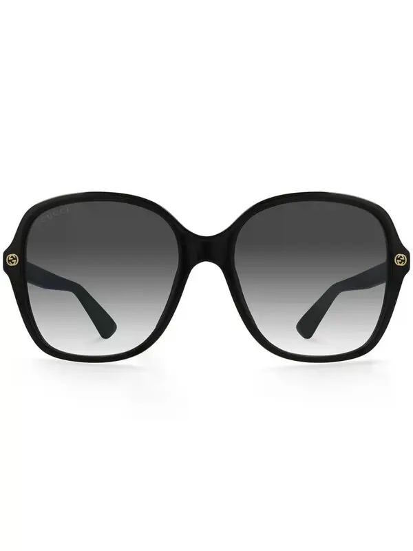 Gucci Oversize Frame Sunglasses - Black