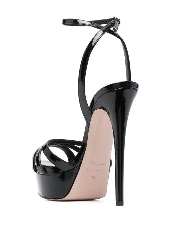LE SILLA Lola Open-toe Sandals - Black