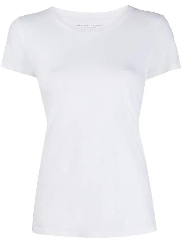 Majestic Filatures Round Neck T-shirt - White