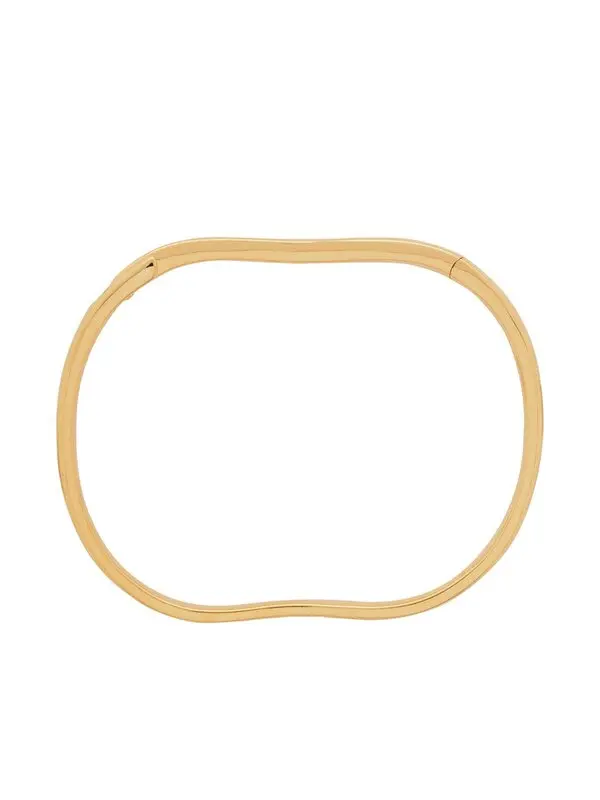 Monica Vinader Alta Capture Charm Bangle - Gold