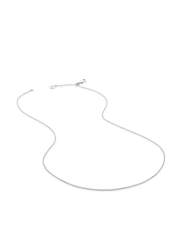 Monica Vinader Sterling Adjustable Fine Chain Necklace - Silver