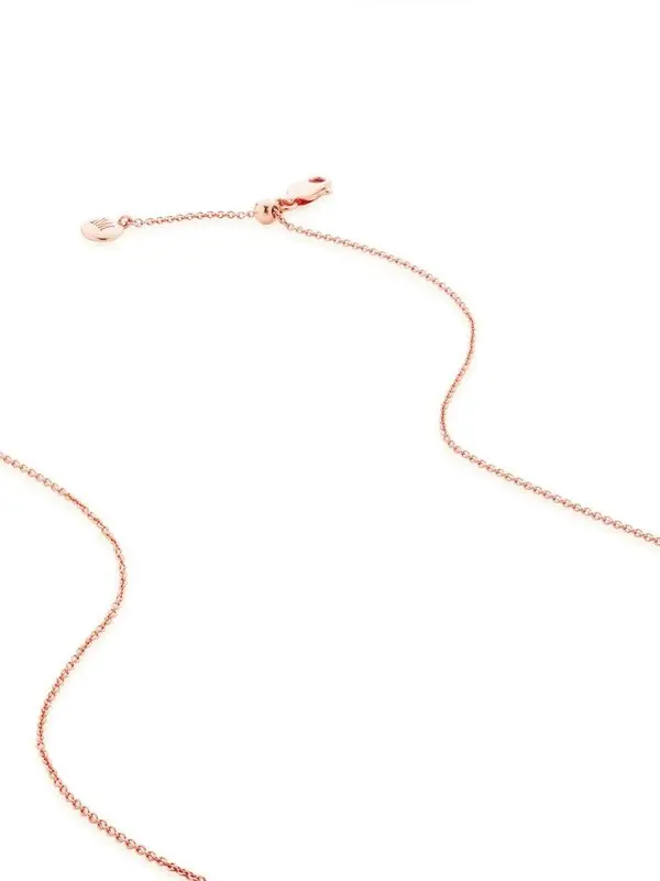 Monica Vinader 18kt Rose Gold Vermeil Fine Chain 17/43cm - Pink
