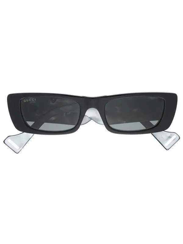 Gucci Rectangular-frame Sunglasses - Black