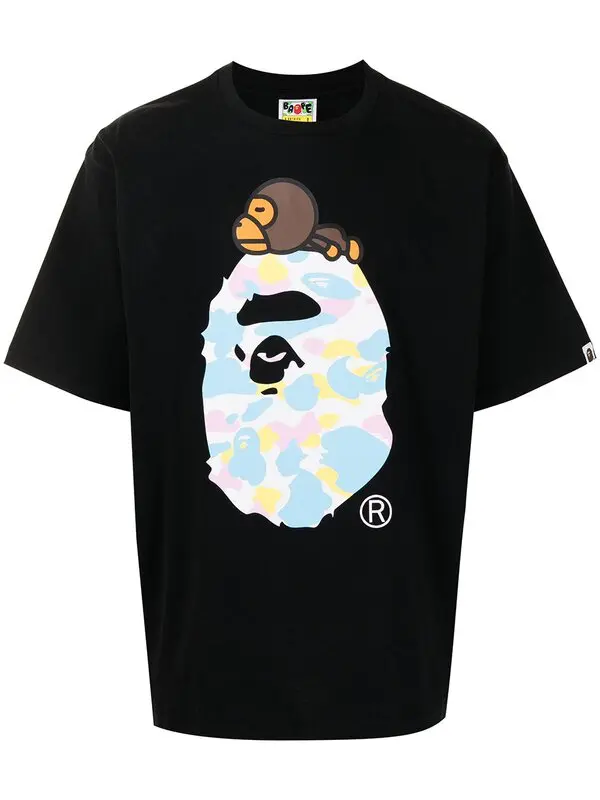 A BATHING APE Graphic-print Short-sleeved T-shirt