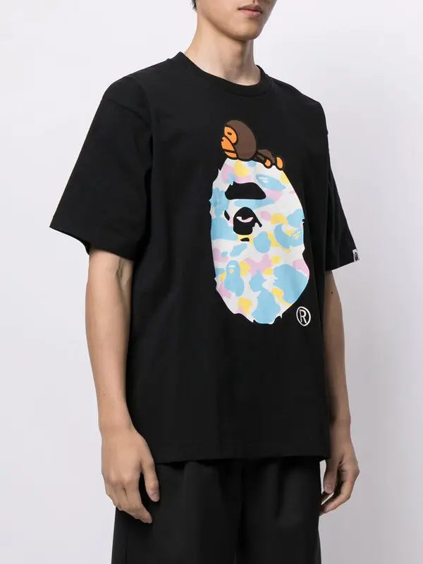 A BATHING APE Graphic-print Short-sleeved T-shirt