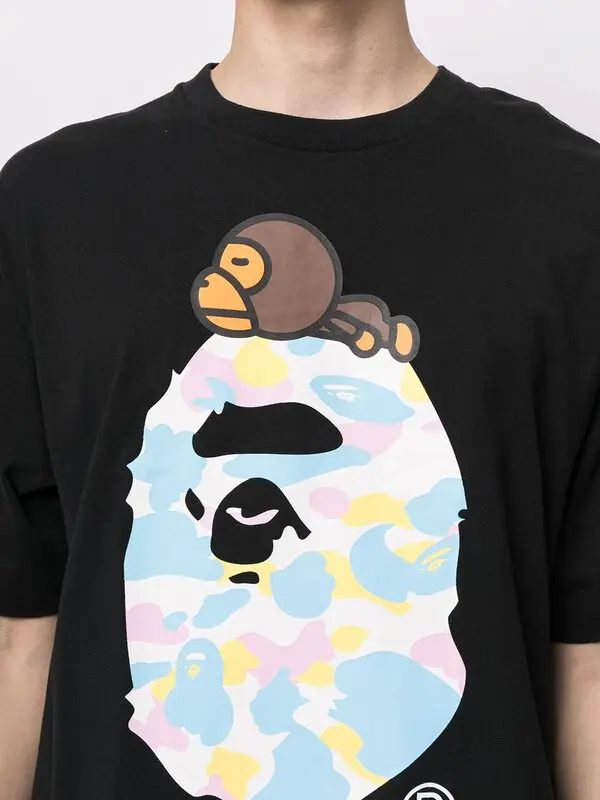 A BATHING APE Graphic-print Short-sleeved T-shirt