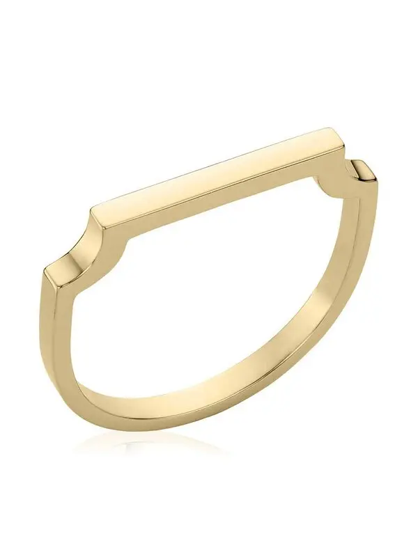 Monica Vinader Signature Thin Ring - Gold