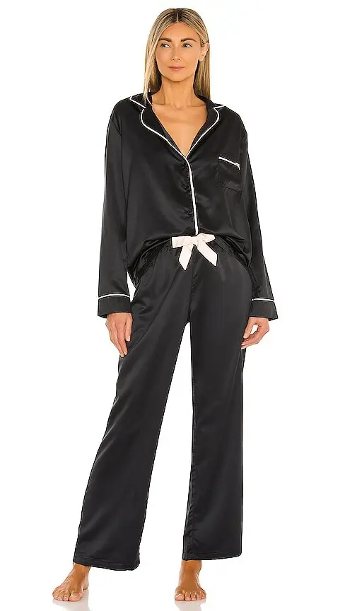 Bluebella Claudia Pj Set - Black