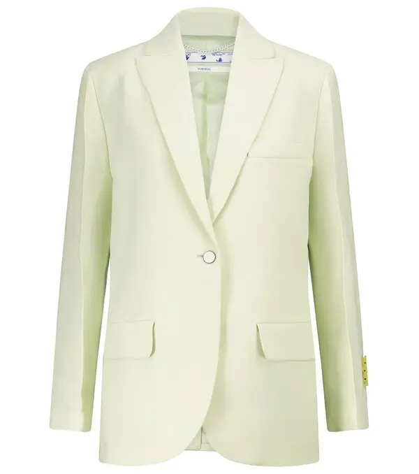 Off-White Single-breasted Cady Blazer