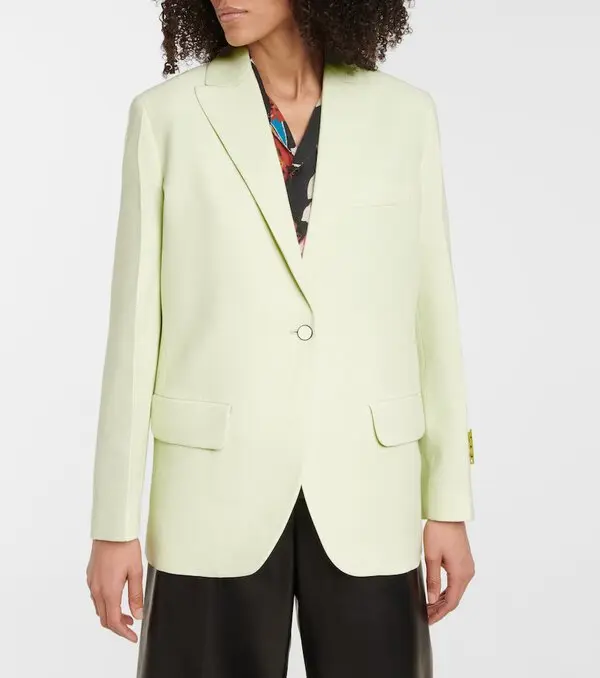 Off-White Single-breasted Cady Blazer