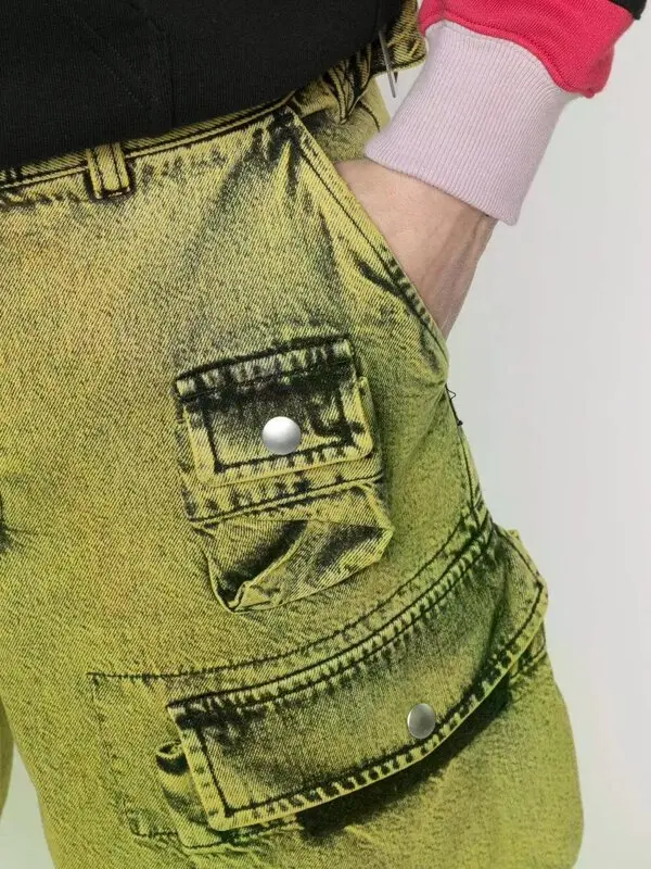 DIESEL® Overdyed Denim Cargo Shorts