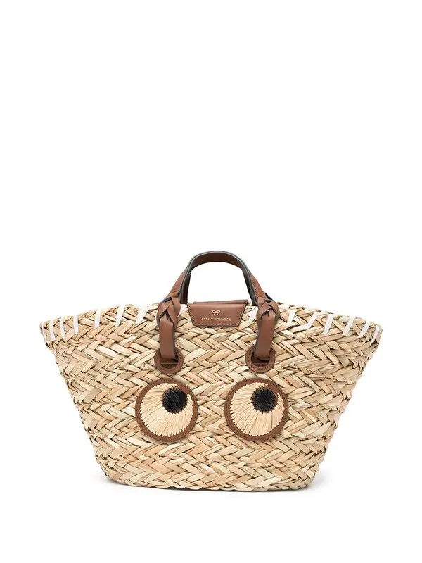 ANYA HINDMARCH Eyes Seagrass Straw Tote