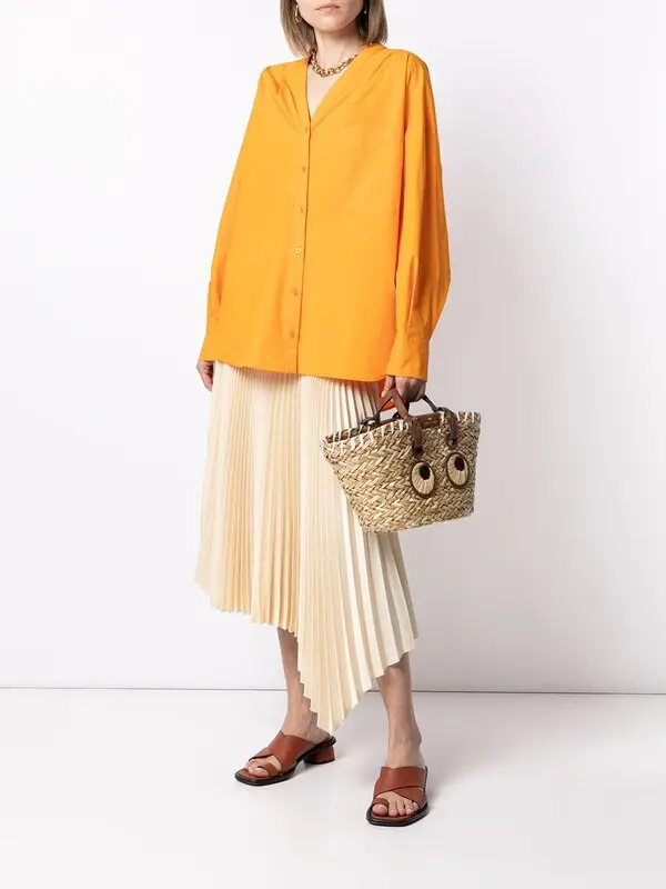 ANYA HINDMARCH Eyes Seagrass Straw Tote