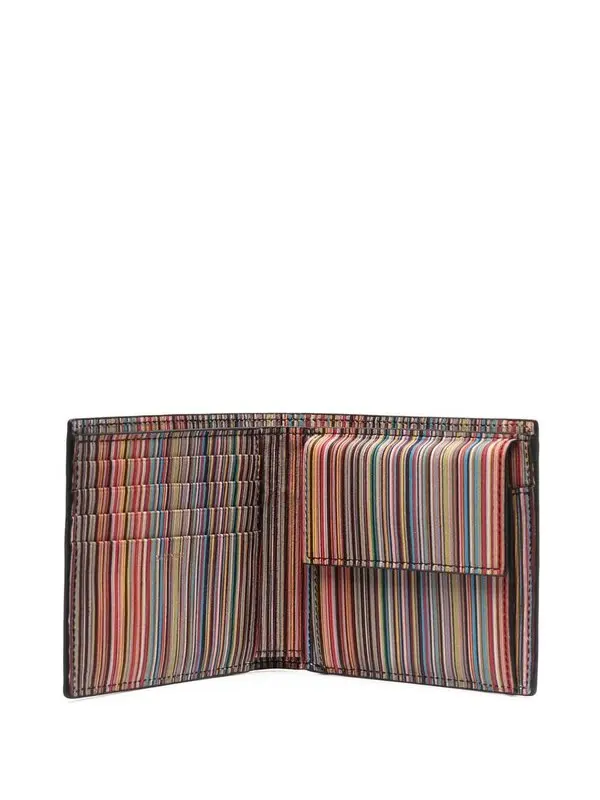 Paul Smith Artist Stripe-print Leather Wallet