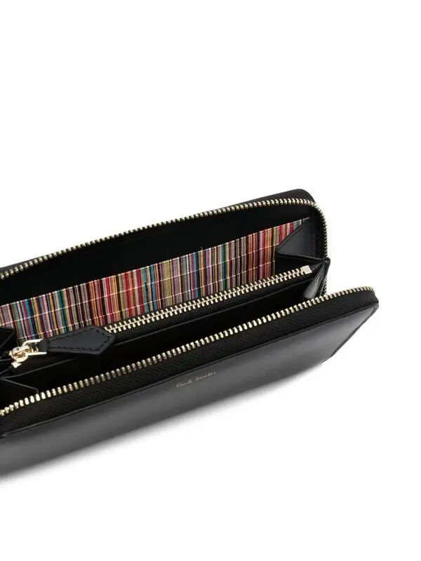 Paul Smith Artist Stripe-print Leather Wallet