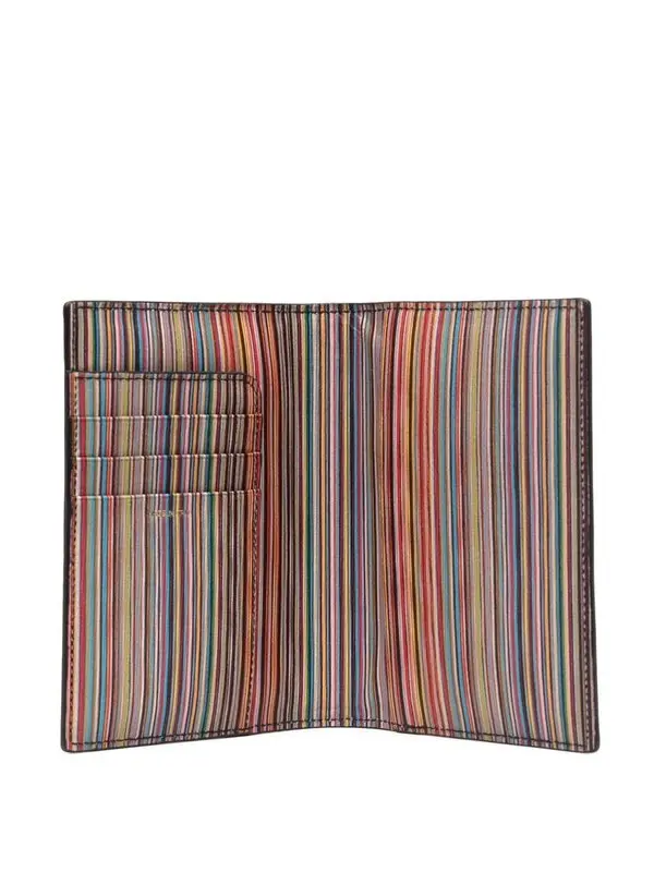 Paul Smith Artist Stripe-print Leather Cardholder