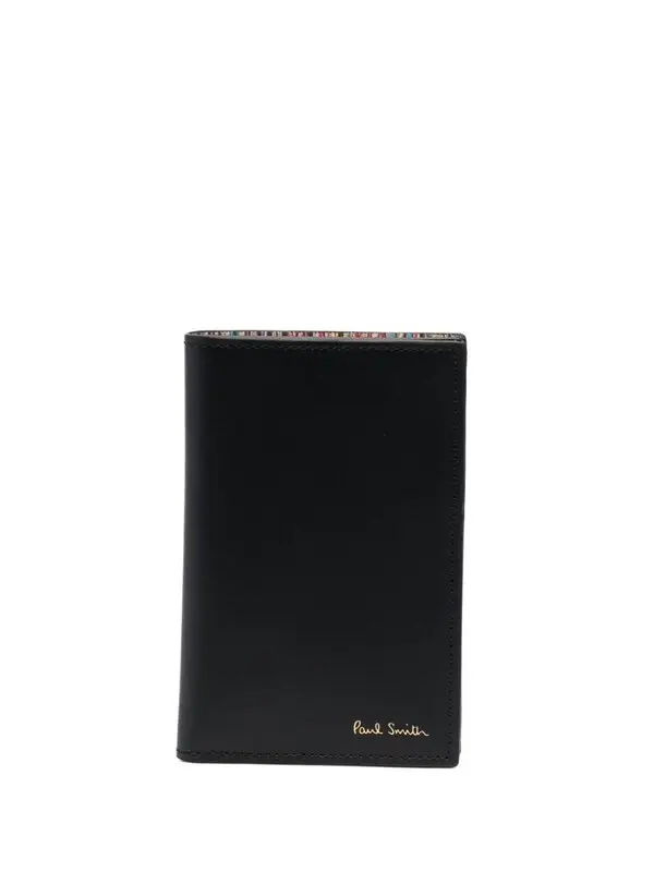 Paul Smith Artist Stripe-print Leather Cardholder