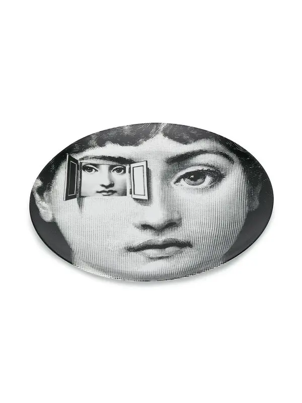 FORNASETTI Tema E Variazioni Wall Plate - Black