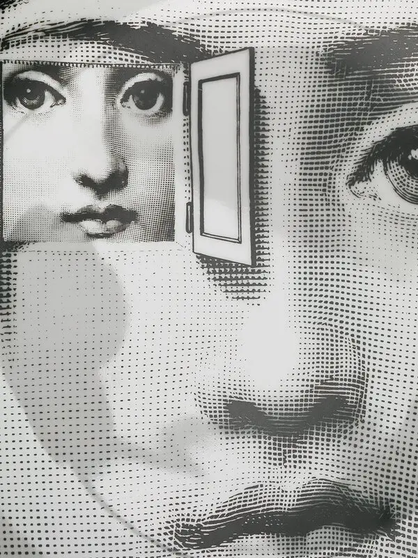 FORNASETTI Tema E Variazioni Wall Plate - Black