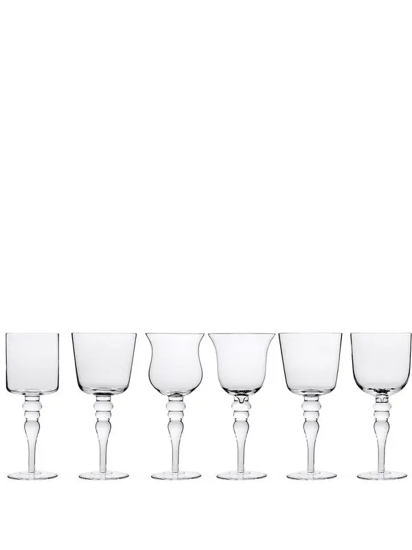 BITOSSI HOME Sculpted Wine Glasses - Neutrals