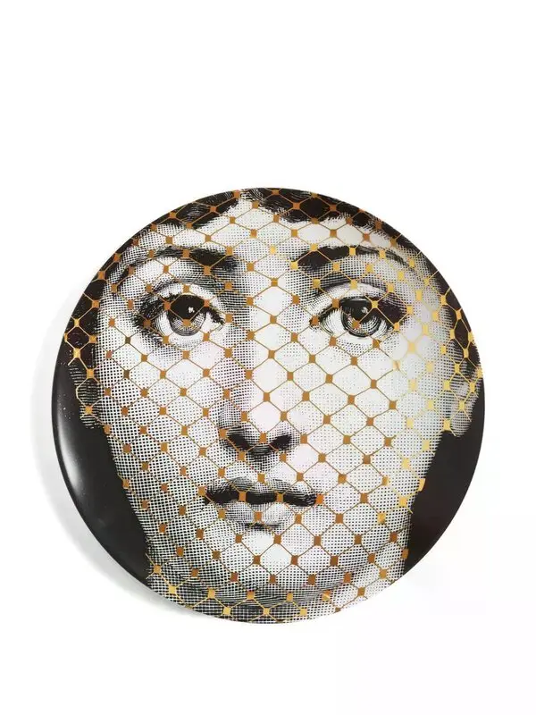 FORNASETTI Tema E Variazioni Wall Plate - Grey