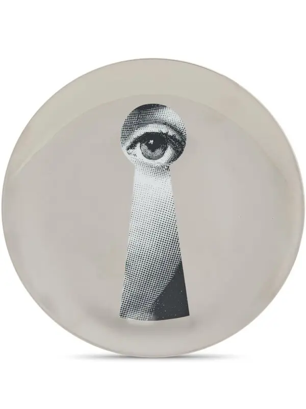 FORNASETTI Tema E Variazoni N.14 Wall Plate - Grey