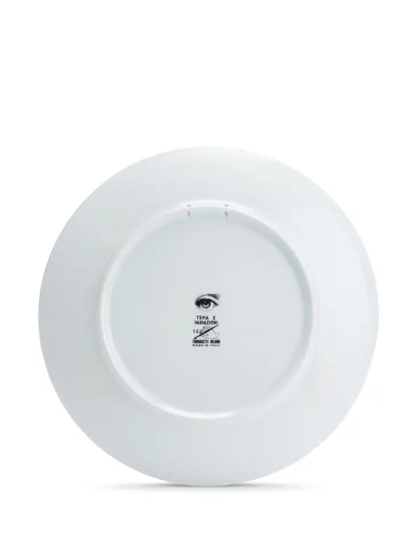 FORNASETTI Tema E Variazoni N.14 Wall Plate - Grey