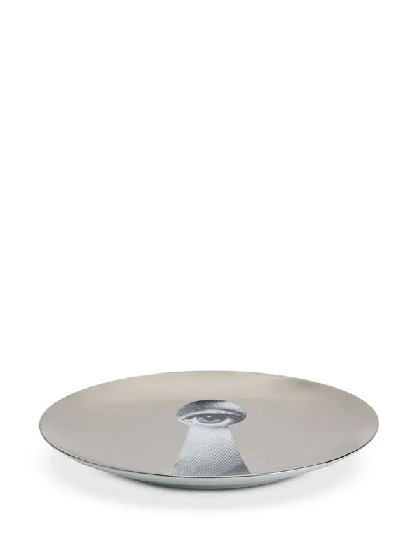 FORNASETTI Tema E Variazoni N.14 Wall Plate - Grey