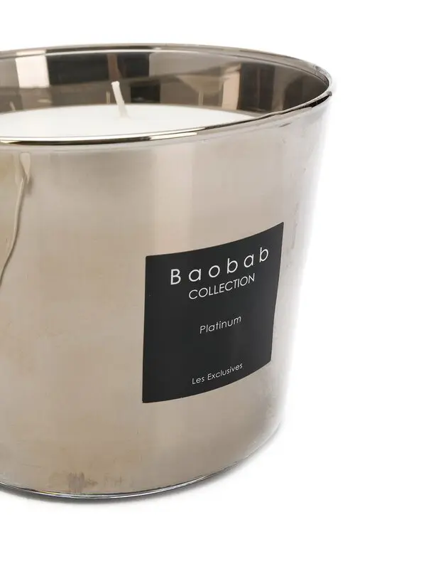 BAOBAB COLLECTION Platinum Scented Candle - Silver
