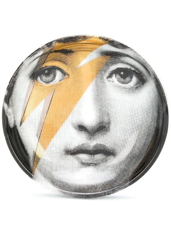 FORNASETTI Don Giovani Ashtray - Black