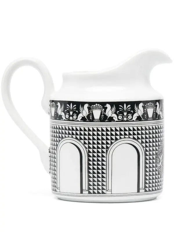 FORNASETTI Facciata Quattrocentesca Milk Jug - White
