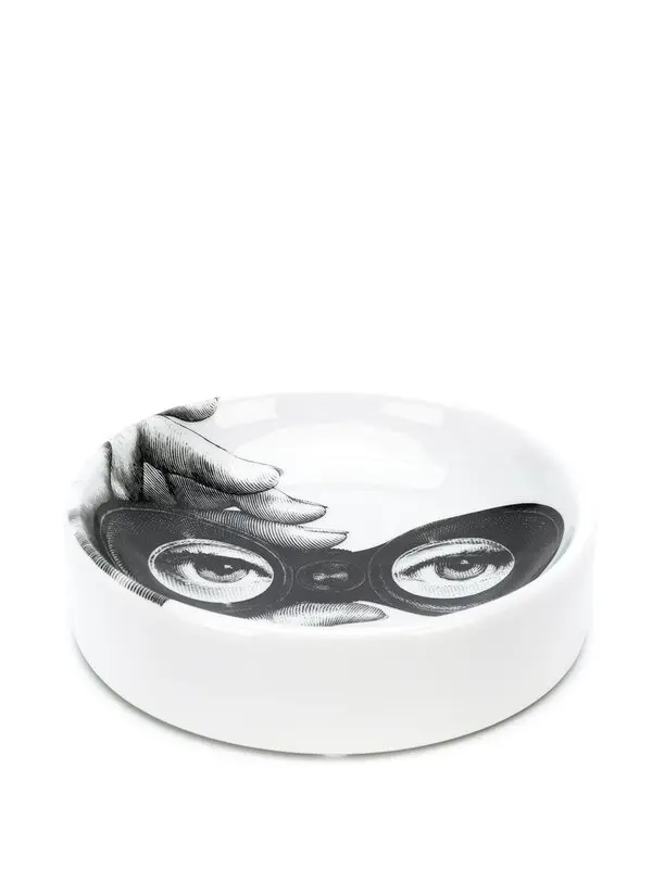 FORNASETTI Binoculars-print Ashtray