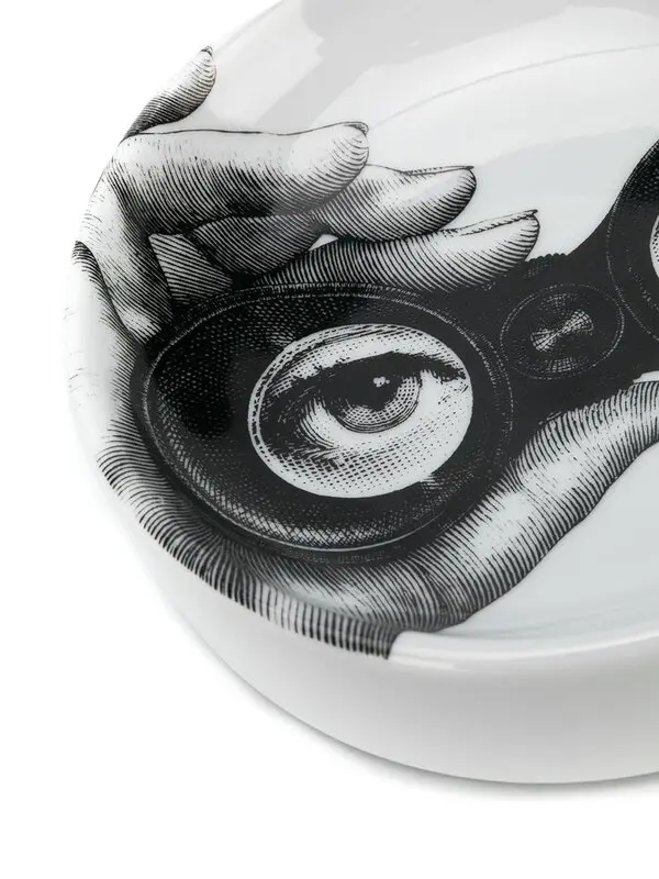 FORNASETTI Binoculars-print Ashtray
