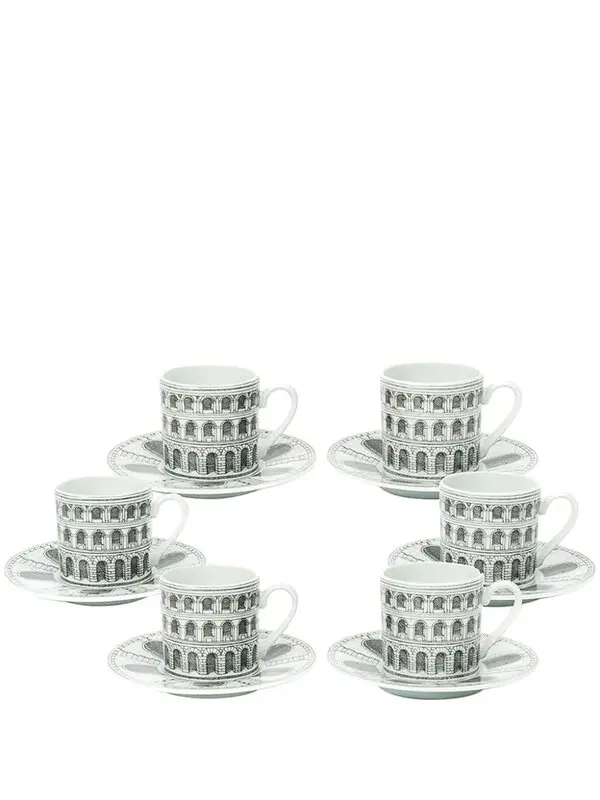 FORNASETTI Archi Coffee Cup Set