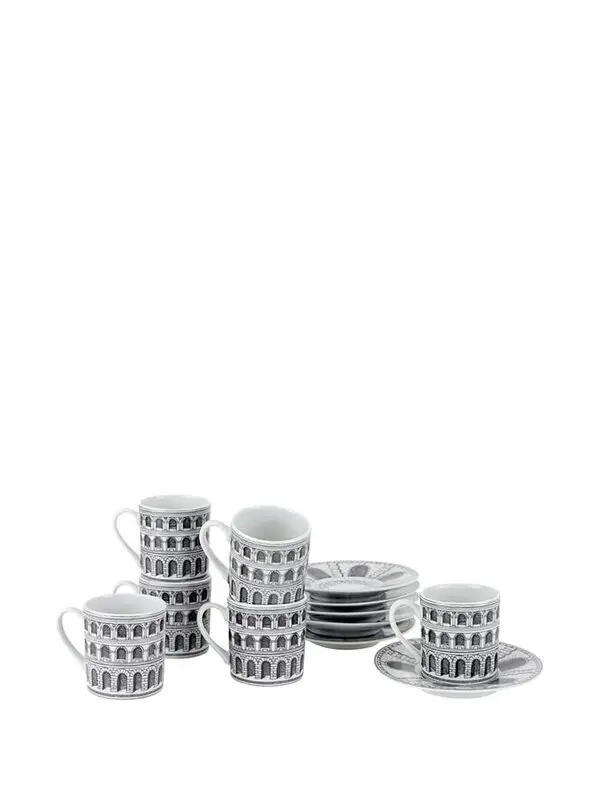 FORNASETTI Archi Coffee Cup Set