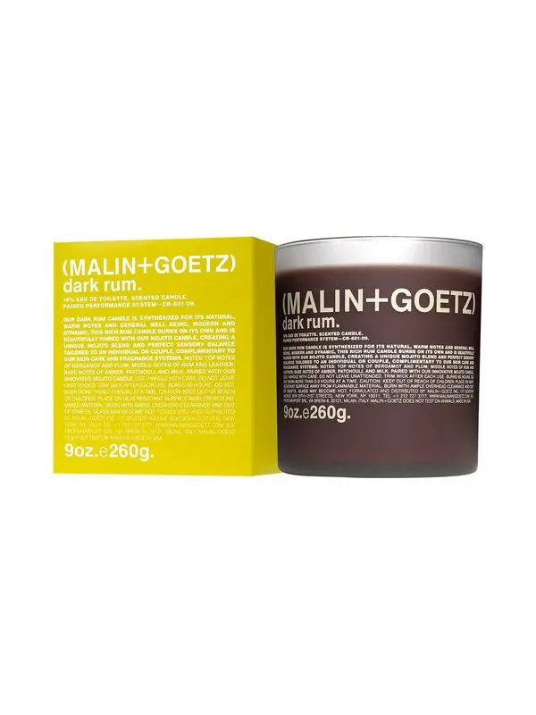 MALIN+GOETZ Dark Rum Scented Candle - Brown