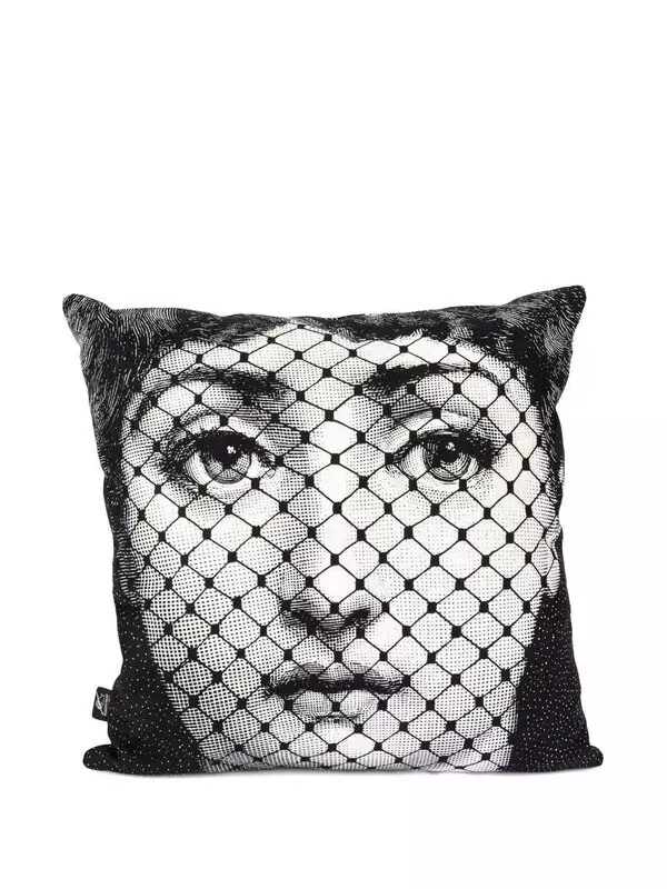 FORNASETTI Burlesque Photograph-print Pillow - White