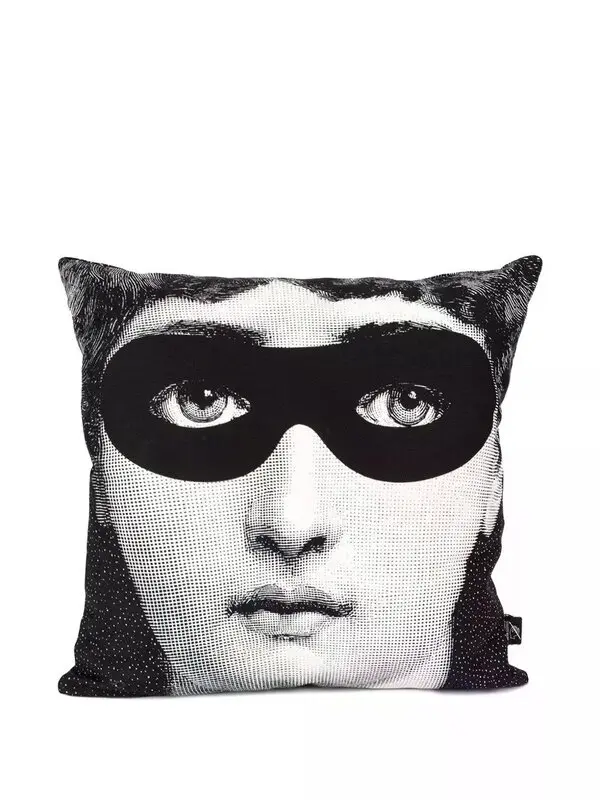 FORNASETTI Burlesque Photograph-print Pillow - White