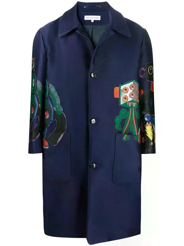 WALTER VAN BEIRENDONCK Khiva Coat - Blue